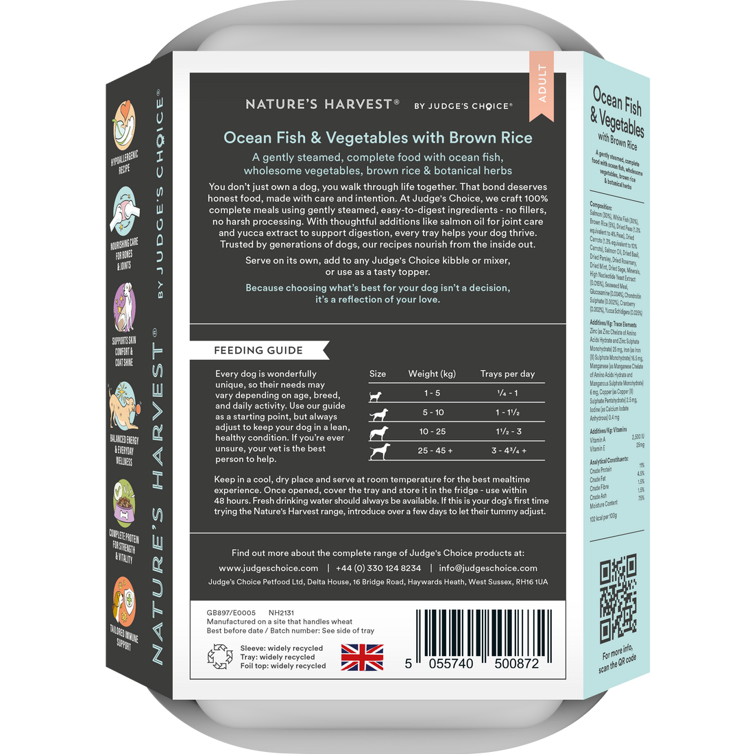 Natural Salmon & White Fish Dog Food | Gentle on Tummies & Joints ...