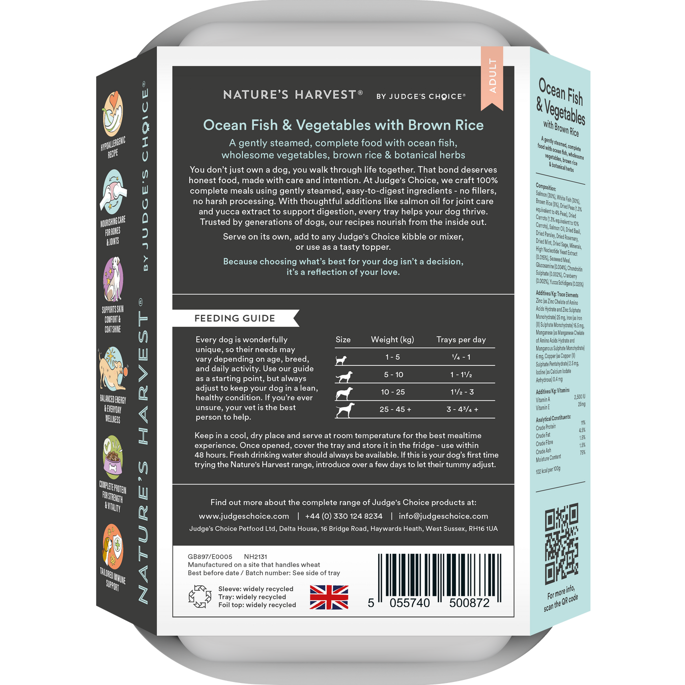 Natural Salmon & White Fish Dog Food | Gentle on Tummies & Joints ...