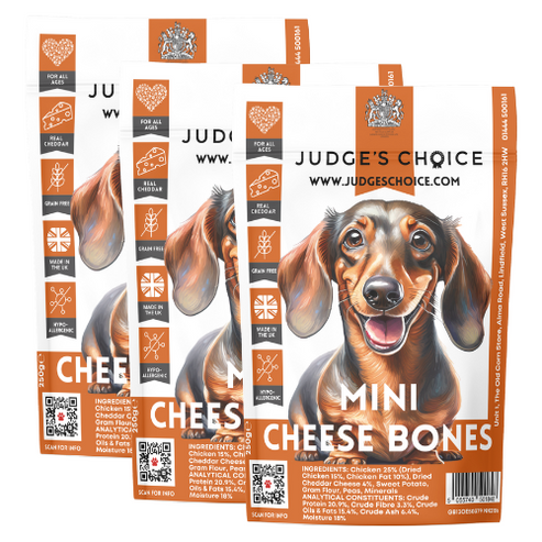 Judge's Choice Grain Free Mini Cheese Bones - 250g – Nature's Harvest ...
